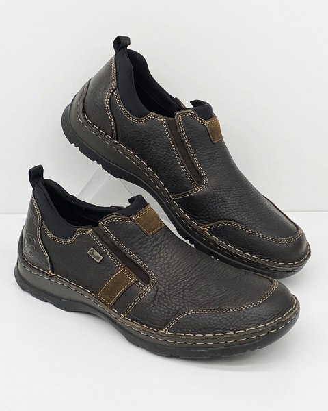 Wygodne męskie półbuty Rieker 05355-25, membrana, tęgość K > Wygodne ...